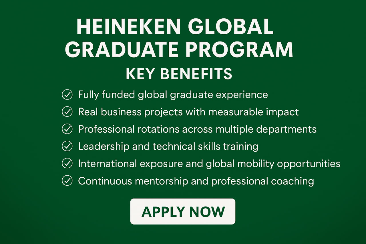 HEINEKEN Global Graduate Program Fully Funded
